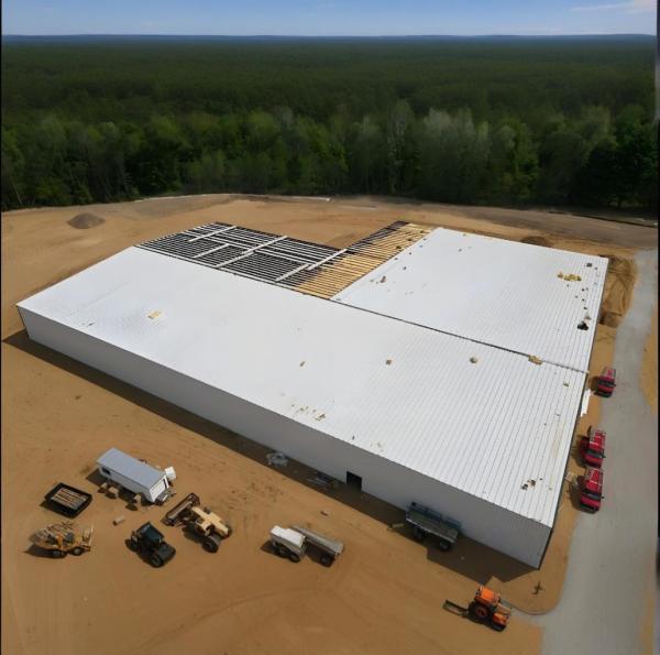 Quality Industrial Prefabricated Steel Frame Building Factory For Poultry Feed for sale