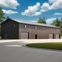 Quality Prefabricated Steel Structures Building Hurricane Proof Large Span Steel for sale