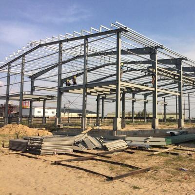 Cina Edificio di magazzino in acciaio prefabbricato leggero, Edificio commerciale con telaio in acciaio prefabbricato in vendita