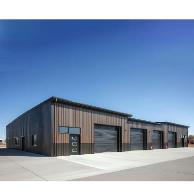China Customizable Steel Frame Warehouse with Strong C-Section and Z-Section Purlin Material for sale