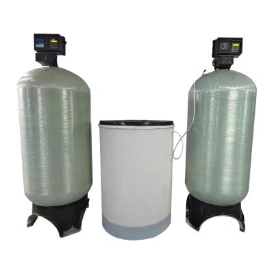 China Intelligent PLC Controlled Water Softener with Strong-Acid Cation Exchange Resin for Fully Automatic Operation for sale