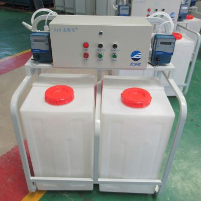 China Double Backup Automatic Dosing Machine For Swimming Pools High Sealing Leak Prevention for sale