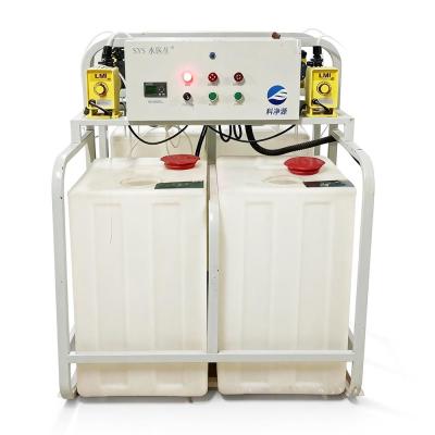 China Low Power Consumption Chemical Automatic Dosing Machine in Cooling Tower Solar Compatible Off Grid Type for sale