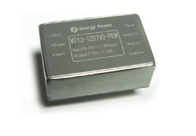 China 13W DC-DC Converter Military Power Supply Output 7.5V MT13-12S7V5-PEM for sale