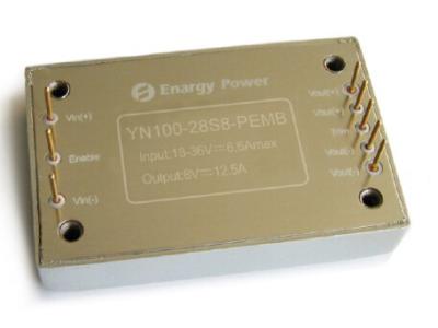 China 100 Watt quarter brick dc-dc converter Output 28V YN100-28S28-PEMB for sale