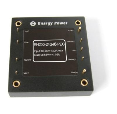 China Custom Military Power Supply 200W Output 48V 13.2A EH200-24S48-PEC for sale