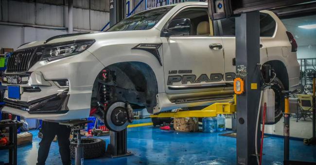 Adjustable Nitrogen Suspension Coilover Shock for Toyota Prado - spring detail