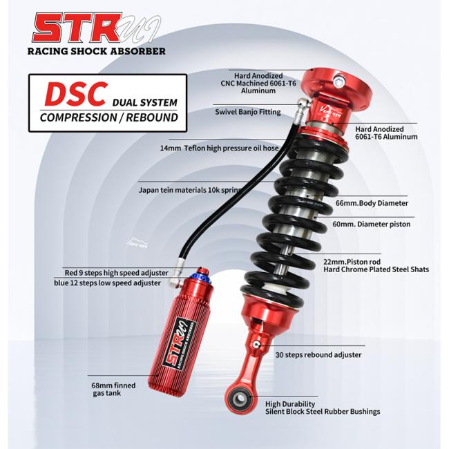 DSC 2.5 Mono Shock Absorber - close-up detail