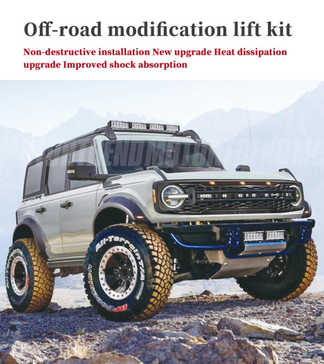 Toyota Hilux Revo suspension lift kit - front view