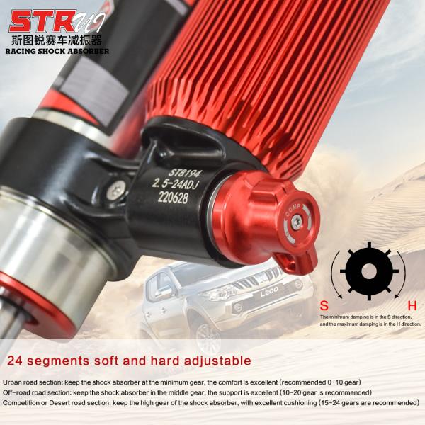 Quality Adjustable Nitrogen Shock Absorber 2"-2.5 Inch Lift Kit For Tank 300 for sale