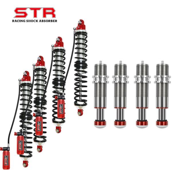 Quality 2 Way Twin Coilover Shock Adjustable Aluminum 16 Inch Coil Over Shocks for sale