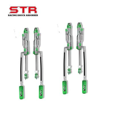 China Triple Bypass 8 Inch Shock 18 Inch Shocks With Adjustable Comp And Rebound for sale