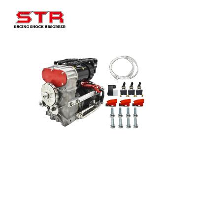 China 8.9HP 12V Twin Motor Winch 20000lbs Pull For Jeep SUV Truck for sale