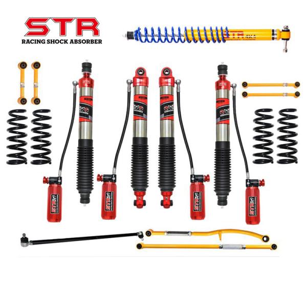 Quality Adjustable Nitrogen Shock Absorber For Nissan Patrol Y61 2-4'' Lift for sale