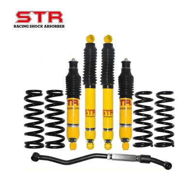 China 9 Step Adjustable Foam Cell Shock Absorber with 18mm Hard Chromium Piston Rod and 40mm Cylinder Piston for Off-Road Vehicles for sale