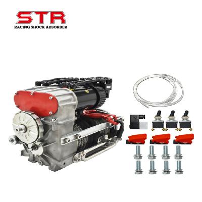 China Twin Motor Winch Off-road Competition Winch with 14000LBS Rated Line Pull 12V DC Power and Dual Braking System for sale