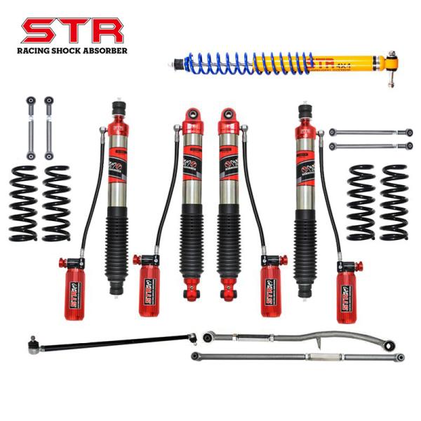 Quality Adjustable Nitrogen Shock Absorber For Nissan Patrol Y61 2-4'' Lift for sale