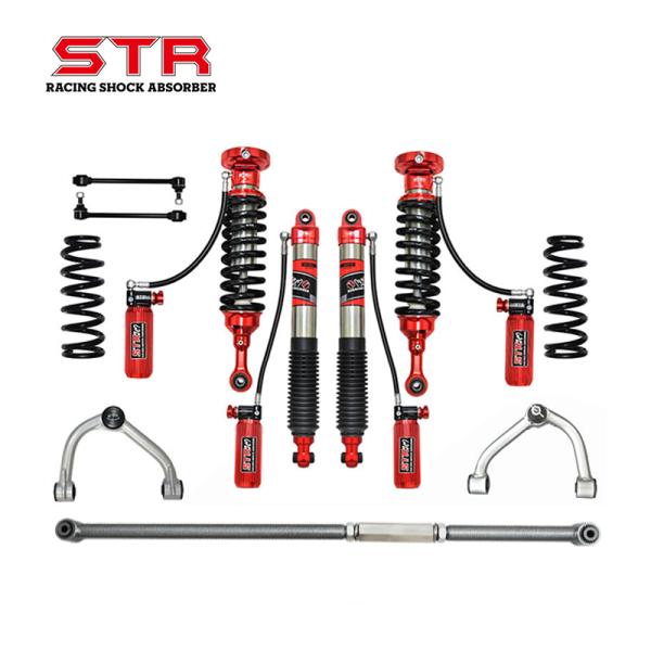 Quality 4x4 Suspension Lift Kit Off Road Shock Absorber Mono Reservoir Adjustable 2 Inch Lift for sale