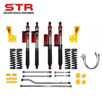 China Land Cruiser 80 Piggyback Shock Absorber With Adjustable Damping for sale
