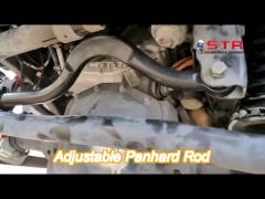 STR Adjustable Panhard Rod Steel 100cm-110cm Panhard Wrangler JK