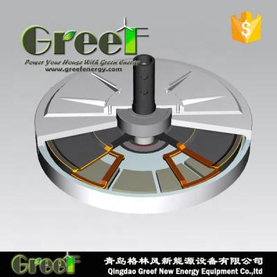 Cina generatori a magnete permanente di cambiamento continuo assiale 500W con il cuscinetto di SKF in vendita