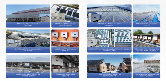 Commercial solar project using our inverters