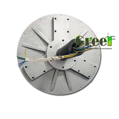 China Aluminum Alloy Axial Flux Coreless Permanent Magnet Generator Featuring 16 to 48 Poles Air Cooling System Ideal for Renewable Energy and Power Solutions for sale