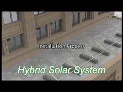 single phase 230vac rated output voltage hybrid solar and wind system 8kw-10kw
