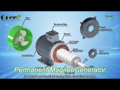 Generatore a magnete permanente a basse rotazioni su misura 5kw 10kw 50kw 200kw con garanzia di 3 anni