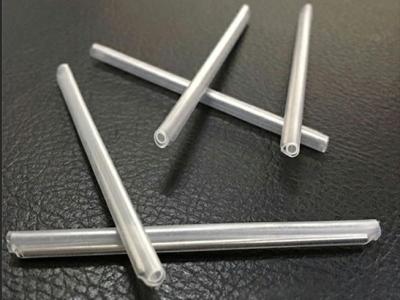 China Double Needle Fiber Optic Cable Protection Sleeve With 1.5mm Stainless Steel Rod for sale