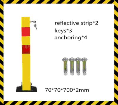China manual silver or yellow car park barrier for sale