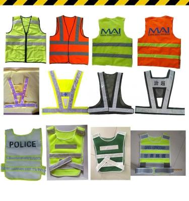 China high visibility safety reflective vest for sale