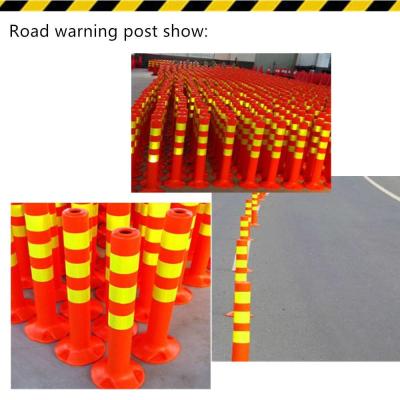 China plastic warning road post barrier for sale