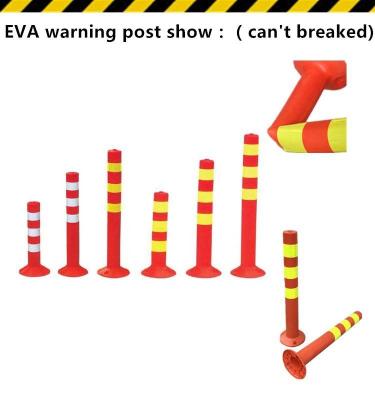 China plastic can not breaked road barrier for sale