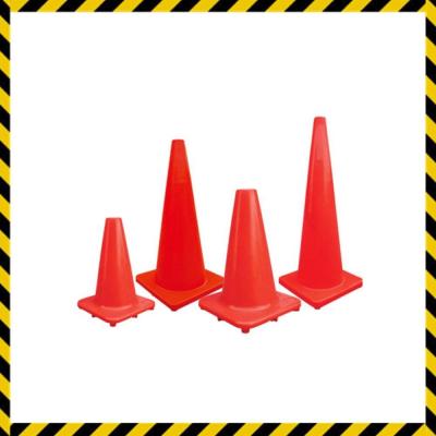 China PVC reflective road traffic road cone for sale