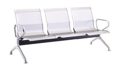 China 3-Seats Stainless Steel China Airport Waiting Chair for sale