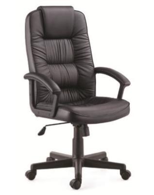 China Cheap High Back Black Leather China Office Chair for sale