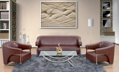 China Modern PU leather China reception office sofa for sale