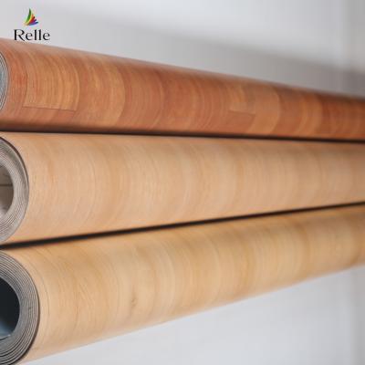 China Embossed Plastic Heterogeneous Flooring Wood Grain Hospital PVC Flooring for sale