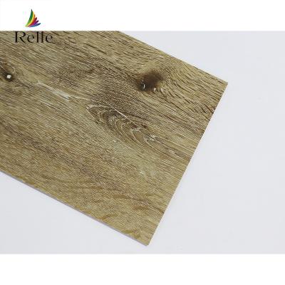 Cina Spessore 3 mm Pavimenti in LVT nero Pavimenti in LVT in vetro in vendita