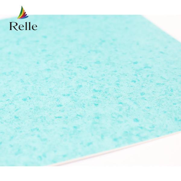 Quality Hotel Blue Vinyl Flooring Roll PVC Sponge Heterogeneous Vinyl Anti Slip for sale