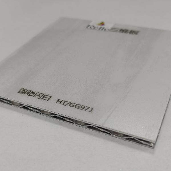 SGS Plaques de plafond en PVC pour chambre à coucher 10 mm d'épaisseur Plaque de plafond en PVC
