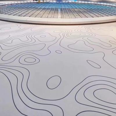 Cina Pavimenti in gomma Relle per sale espositive, rispettosi dell'ambiente, resistenti all'usura e antiscivolo in vendita