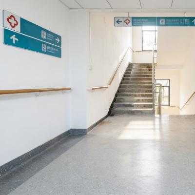 China Relle Wall Mounted Corridor Handrail, Durable Stair Safety Handrail Kit for sale