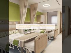 Commercial Nursing Home Flooring with Antibacterial Easy-Clean Features