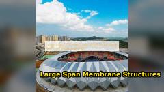Large Span PTFE Membrane Structures for Buildings