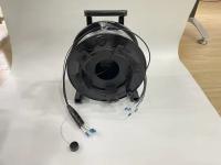 China PCD380 Portable Deployable Tactical Fiber Optic Cable Roller Unbreakable Empty Cable Drum Reel for sale