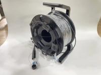 China PCD380 Portable Deployable Tactical Fiber Optic Cable Roller Unbreakable Empty Cable Drum Reel for sale