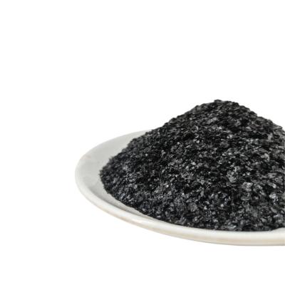 China Super Sodium Humate 65% Extracted From Lignite Shiny Black Flake for sale