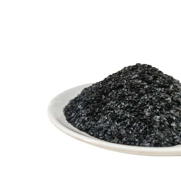 Quality Super Sodium Humate 65% Extracted From Lignite Shiny Black Flake for sale